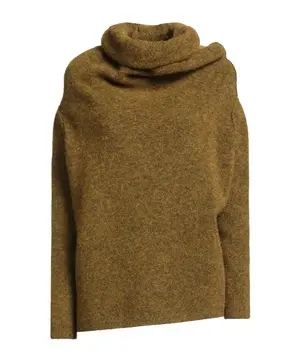 Rick Owens Solid Color Lightweight Turtleneck Top - Brown