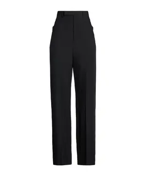Rick Owens Plain Colour Wide-leg Trousers - Black