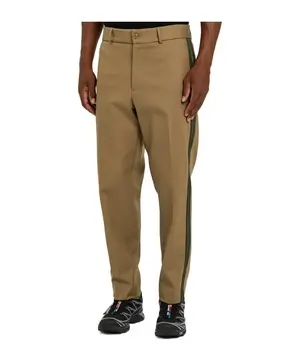 Moncler Logo-appliquéd Cotton-blend Chinos