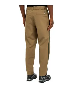 Moncler Logo-appliquéd Cotton-blend Chinos