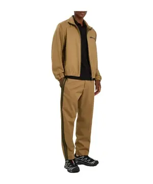 Moncler Logo-appliquéd Cotton-blend Chinos