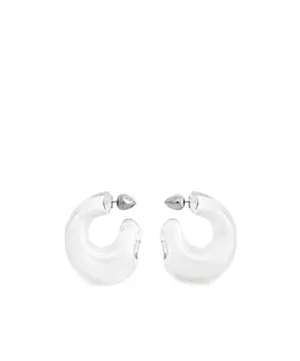 Alaïa Alaia Bubble Hoop Earrings Transparent