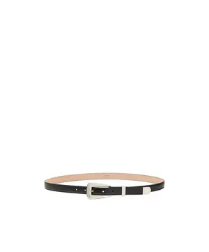 Khaite Lucca Leather Belt - Black