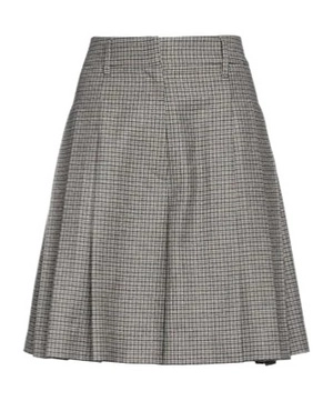 Brunello Cucinelli Houndstooth Split Crotch Skirt