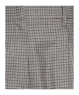 Brunello Cucinelli Houndstooth Split Crotch Skirt