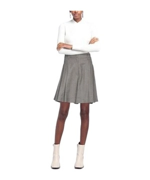 Brunello Cucinelli Houndstooth Split Crotch Skirt