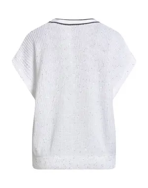 Brunello Cucinelli Solid Color Lightweight Knit Short Sleeve Top