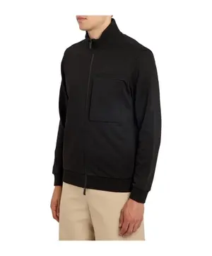 Moncler Solid-color Stand-up Collar Jacket