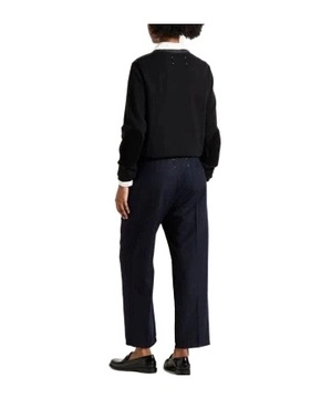MAISON MARGIELA Vertical Stripe Wool Trousers