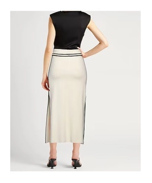 Max Mara Knit Pencil Skirt With Appliqués