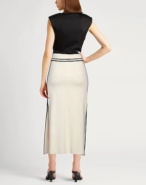 Max Mara Solid Knit Pencil Skirt