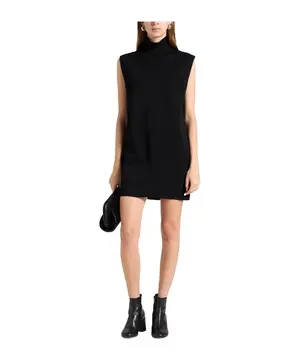 Max Mara Solid-colored Wool Sleeveless Dress