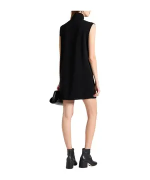 Max Mara Solid-colored Wool Sleeveless Dress