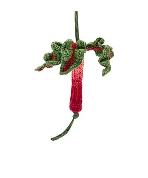 J.W.ANDERSON Crocheted Cotton Hanging Ornament - Red