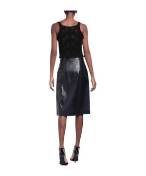Saint Laurent Solid Color Knitted Sleeveless
