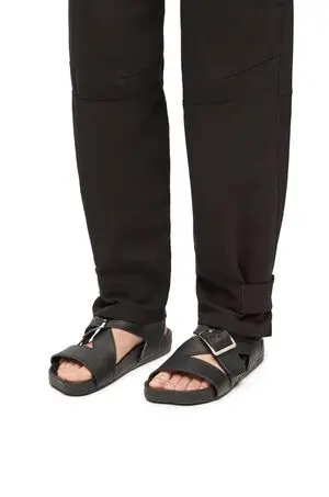 Loewe Buckle-strap Flat Sandals