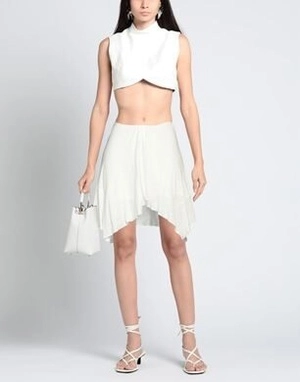 Isabel Marant Étoile Solid Color Irregular Hem Fashion Midi Skirt