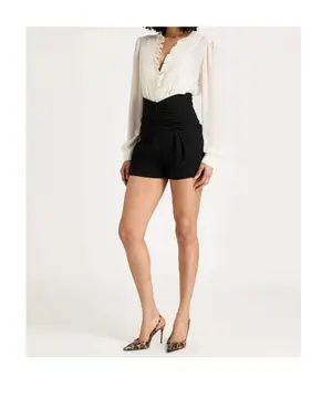 Saint Laurent Pleated Shorts
