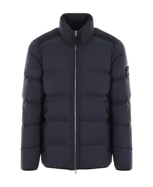 Stone Island Compass-patch Quilted Down Jacket