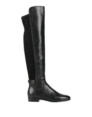 Tory Burch Solid Color Round Toe Long Boots