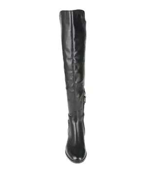 Tory Burch Solid Color Round Toe Long Boots