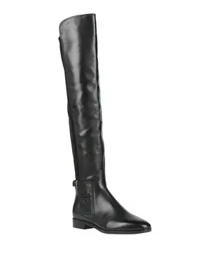 Tory Burch Solid Color Round Toe Long Boots