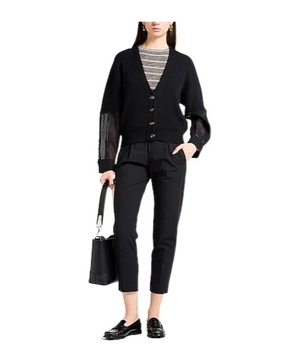 Brunello Cucinelli Solid Lightweight Knit Top