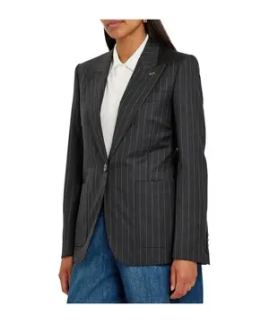 Givenchy Pinstriped Wool Blazer