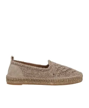 Brunello Cucinelli Espadrilles With Sequins And Leather Trims