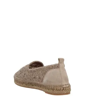 Brunello Cucinelli Espadrilles With Sequins And Leather Trims