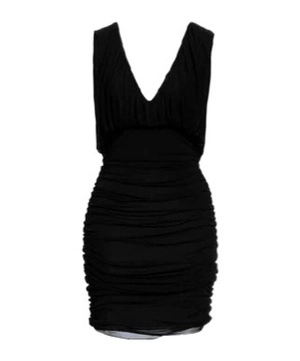 Saint Laurent Solid-color Sleeveless Dress - Black