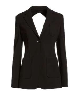 Max Mara Single-breasted Blazer With Cutout Detail