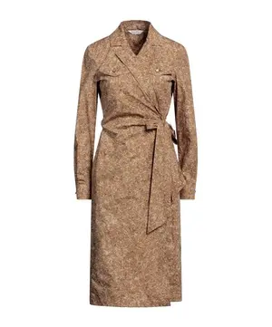 Max Mara Colorful Long-sleeved Dress - Brown