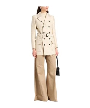 Saint Laurent Double Breasted Trench Coat