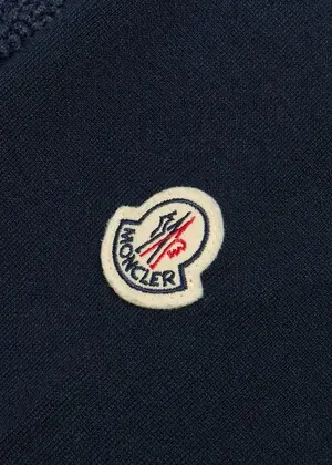 Moncler Logo-embroidered Cotton-blend Jumper