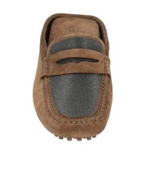 Brunello Cucinelli Suede Mule Shoes