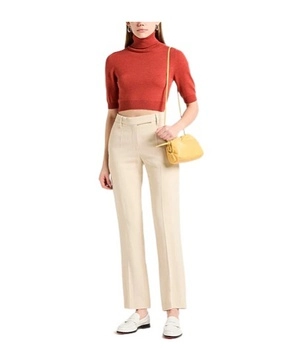 Brunello Cucinelli Solid Cashmere Knit Short Sleeve Top