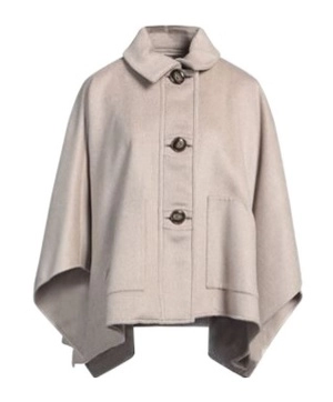 Max Mara Stylish Versatile Luxury Cape - Nude