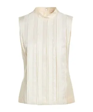 Tory Burch Sleeveless Crewneck Sequin Top
