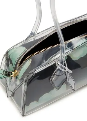 Alaïa Medium Floral Pvc Shoulder Bag