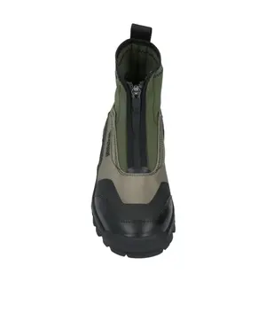 GANNI Zip-up Low-heel Hiking Boots