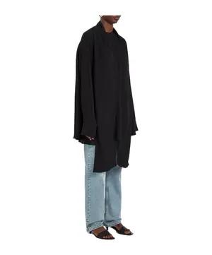 TOTEME Draped Scarf Woven Blouse