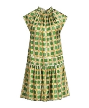 Marni Checked A-line Dress