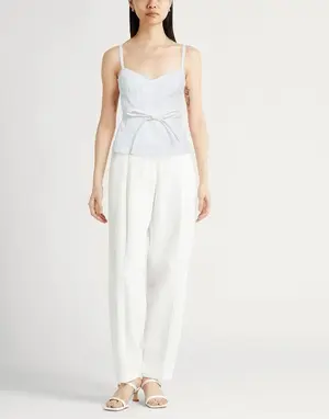 Tory Burch Solid Color Sleeveless Top