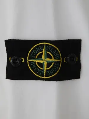Stone Island Logo Patch Crewneck Sweatshirt - White