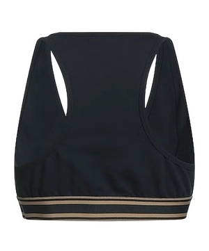 Brunello Cucinelli Solid Sleeveless Crop Top - Black