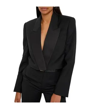 Givenchy Wool And Mohair-blend Cropped Blazer
