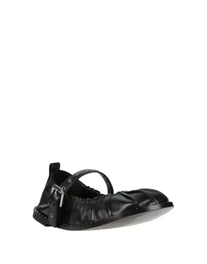 MAXCO. Max&co. Minimalist Leather Mary Jane Flats With Studs
