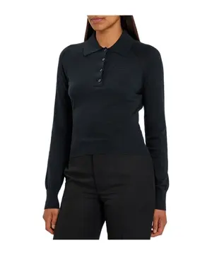 Givenchy Cotton And Silk-blend Polo Top