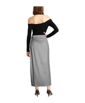 Max Mara Solid Color Wool Pencil Skirt